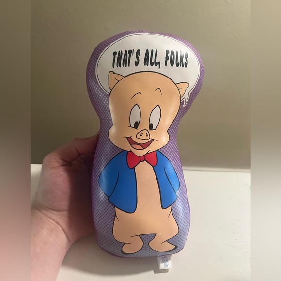 Warner Bros. | Toys | Vintage 995 Porky Pig Window Cling Looney Tunes ...